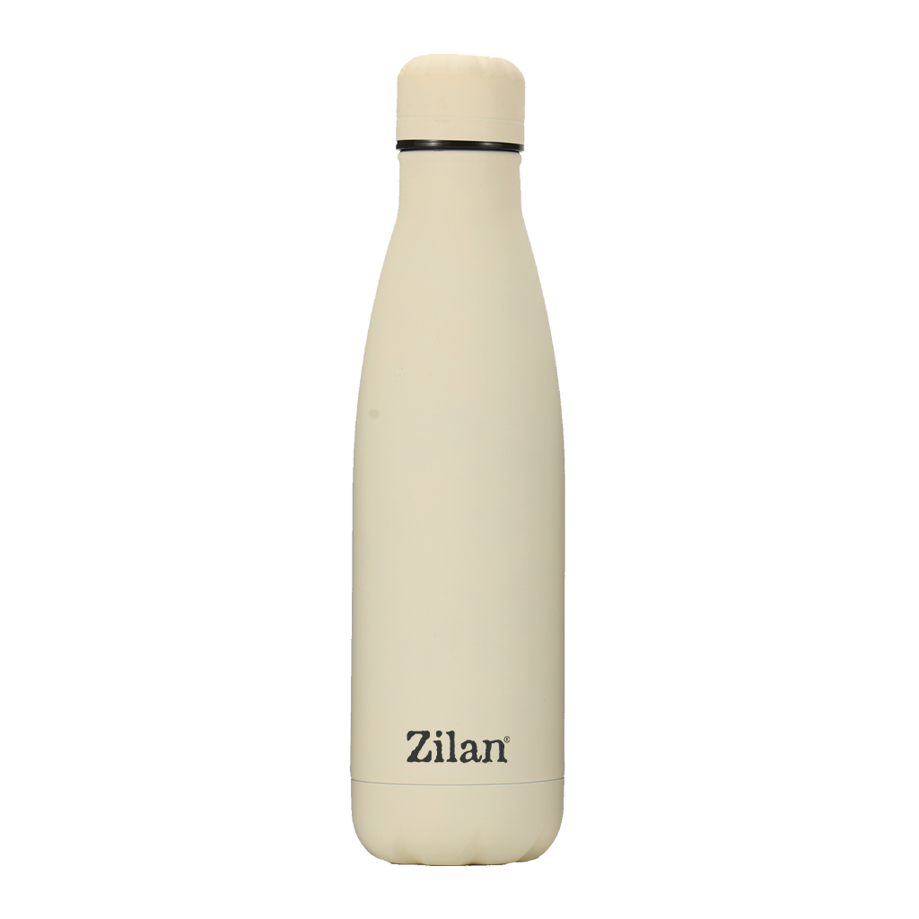Zilan Vacuum Flask Beige by JB Saeed Studio | Buy Turkish Water Bottles ...