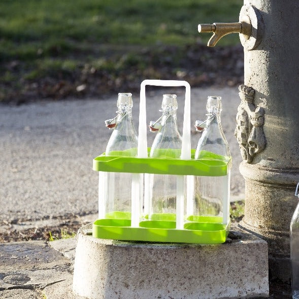 Six Bottle Rack | Functional and Versatile Bottle Storage – JBSaeed Studio