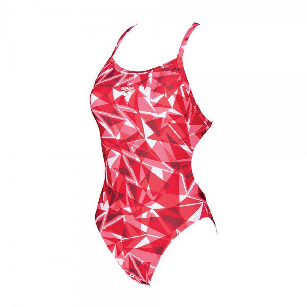 Arena Women's Shattered Glass Lightech Swimming Suit-Red by JB Saeed ...
