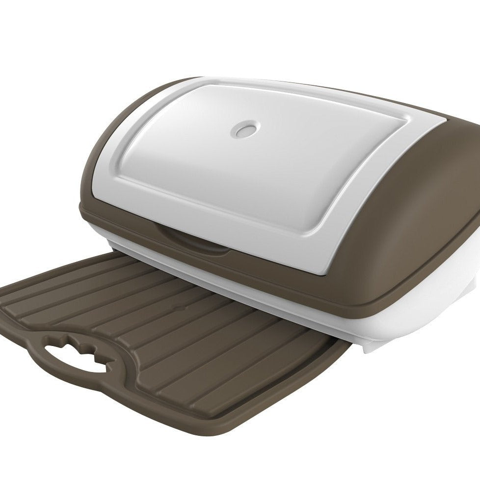 Bama Bread Box Beige | Keep Your Bread Fresh and Organized – JBSaeed Studio