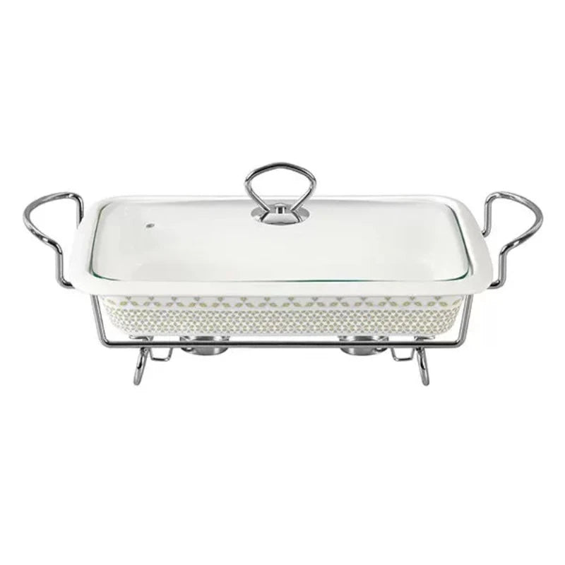 Rectangular Burner Dish With Stand 16.5" by JB Saeed Studio | Complete ...