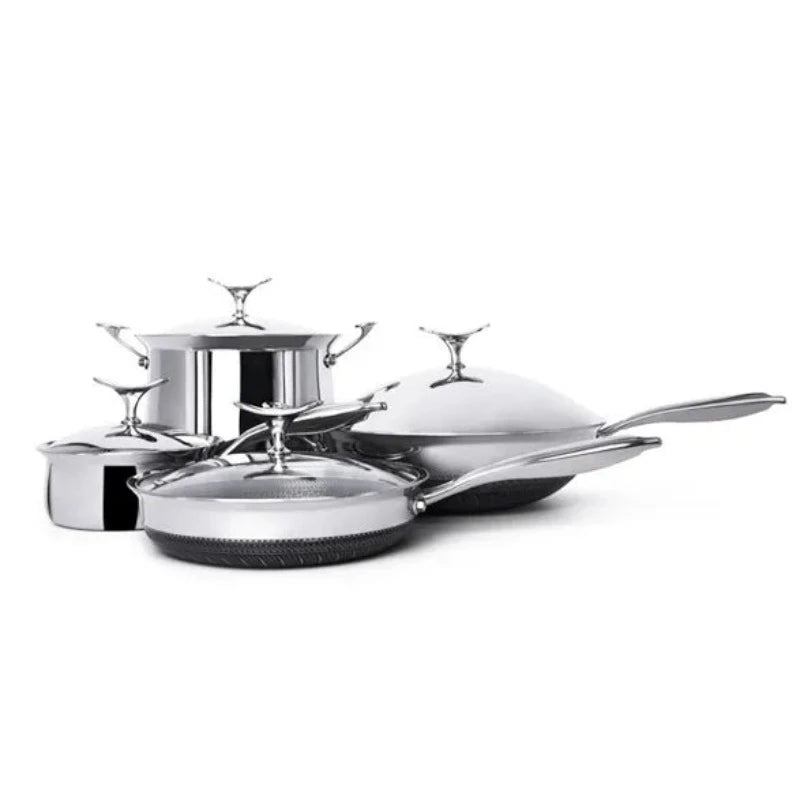 Stainless Steel Cookware 4 Piece Set by JB Saeed Studio | Buy Best ...