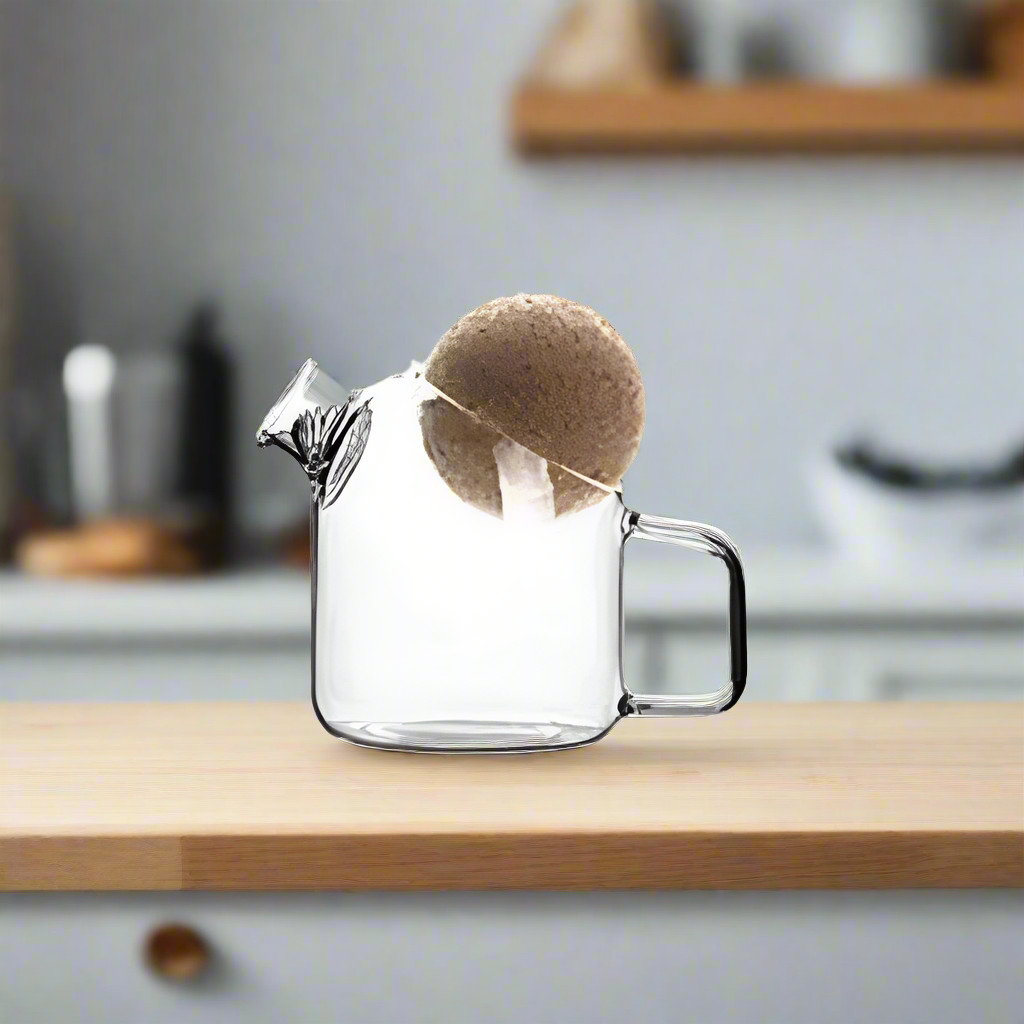 Creative Glass Water Pot with Wooden Ball 250ml | Buy Best Glass Online ...