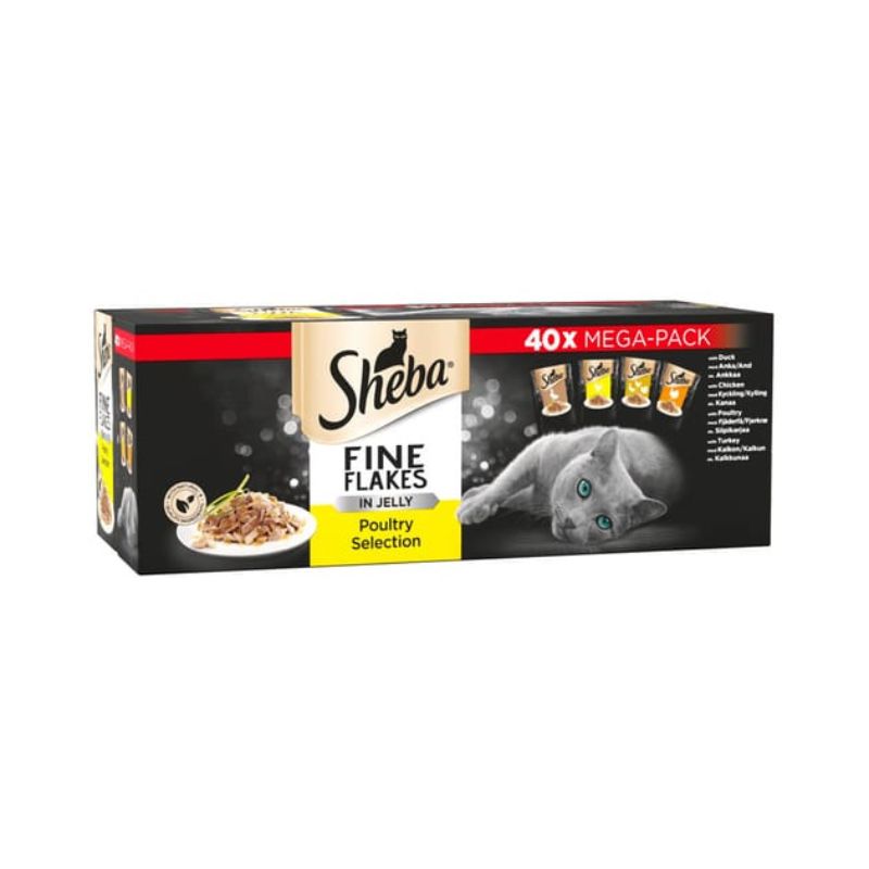 Sheba Sachet Poultry Selection Jelly 85gm (Pack of 40) by JB Saeed ...