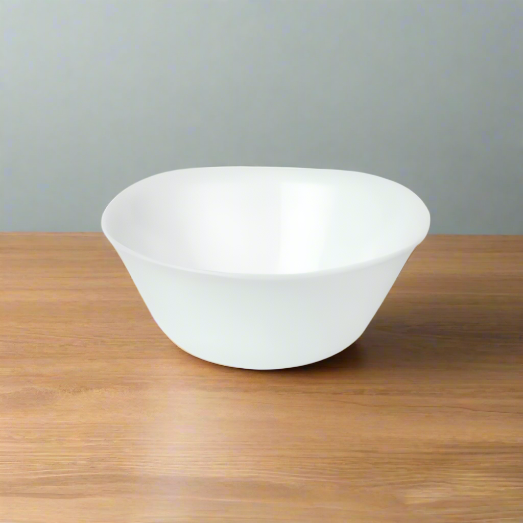 Golden Opal Carine Plain White Bowl 17cm (Set of 6) by JB Saeed Studio ...