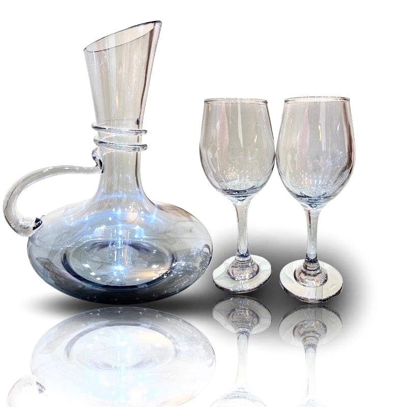Glass Water Sets (Set of 7) by JB Saeed Studio | Buy Glass & Jugs Sets ...