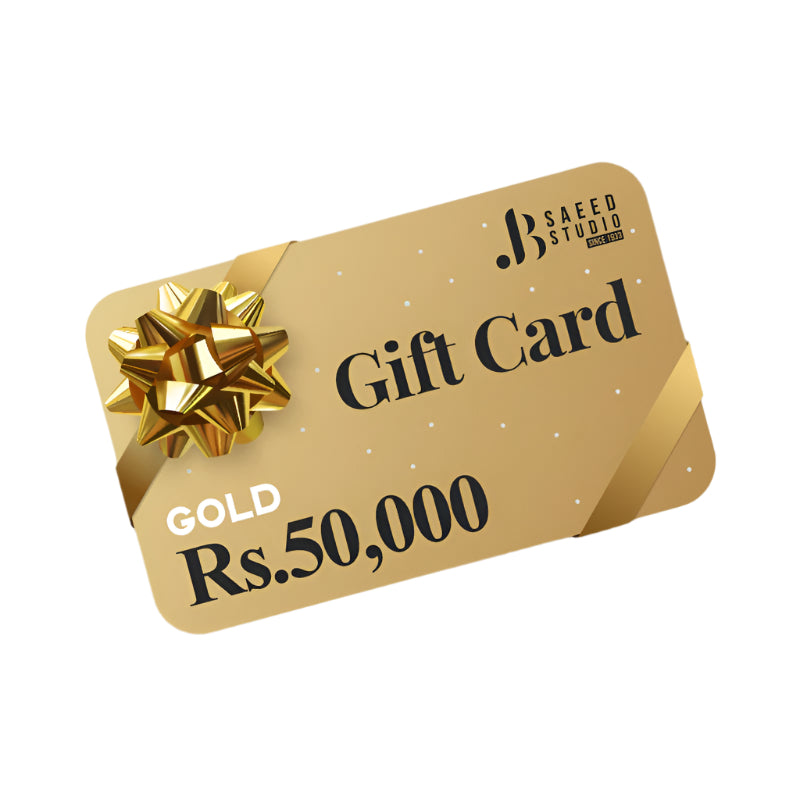 JB Saeed Studio Gold Gift Card | Gifting Ideas – JBSaeed Studio