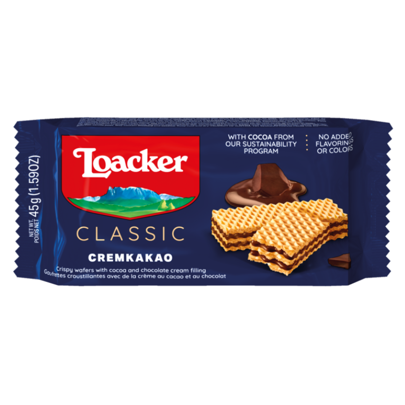 Loacker Classic Wafer Chocolate 45gm By JB Saeed Studio | Badminton ...