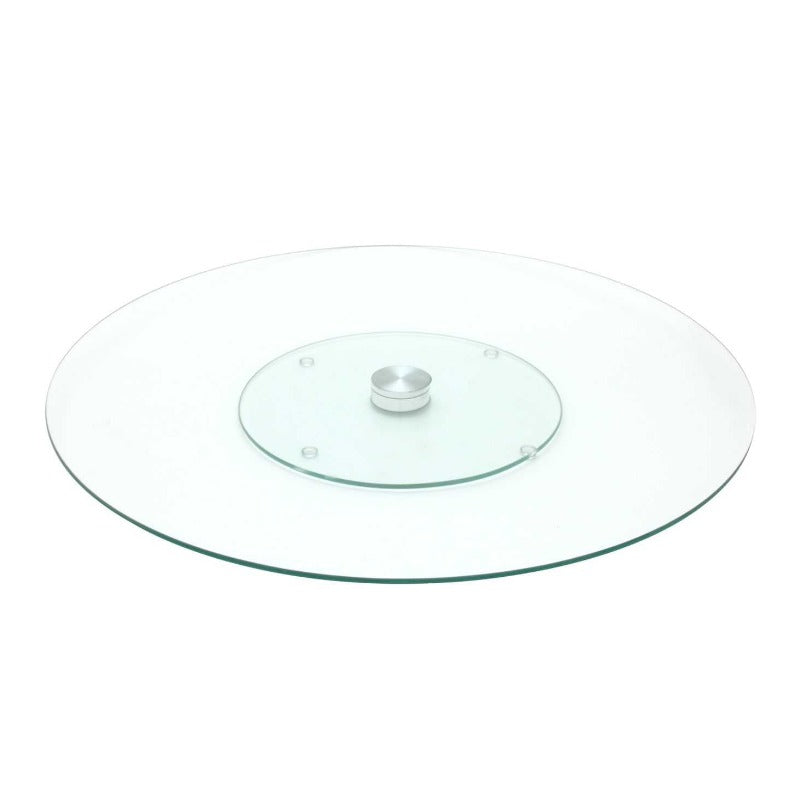 Glass Turn Table 45CM by JB Saeed Studio | Buy Glass Table Online in ...