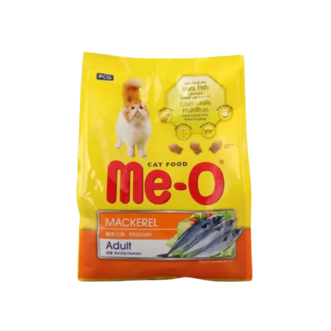 Me-O Dry Adult Cat Food Mackerel Flavor 1.2kg (Pack of 6) by JB Saeed ...