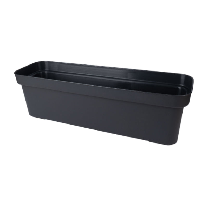 Rectangular Flower Pot 50cm Black by JB Saeed Studio | Buy Pots & Vase ...