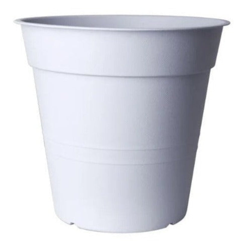 Bama FLY Round Flower Pot 41 cm White | Italian Flower Pots by JB Saeed ...