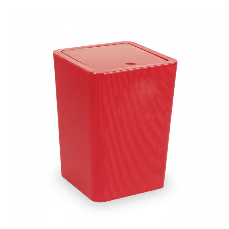 Plastic Dustbin Red by JB Saeed Studio. Buy Batroom & Kitchenware bins ...