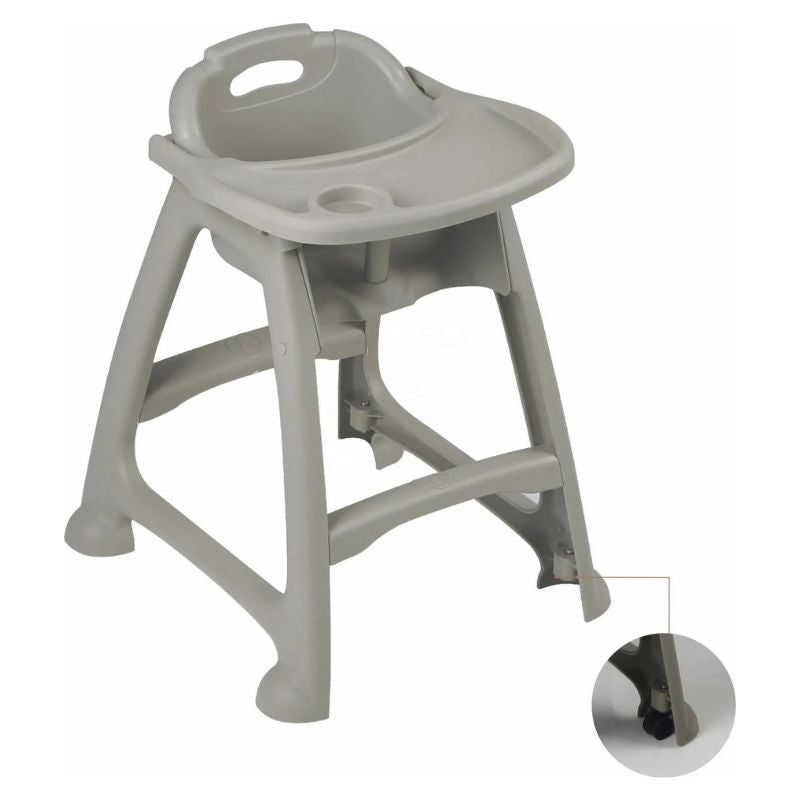 Baby Wheel Chair With Tray Grey Plastic by JB Saeed Studio | Buy Baby ...