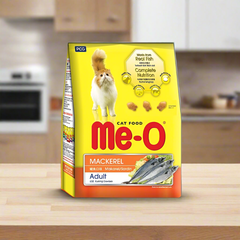 Meo Dry Adult Cat Food Mackerel Flavor 1.2kg by JB Saeed Studio | Me-O ...