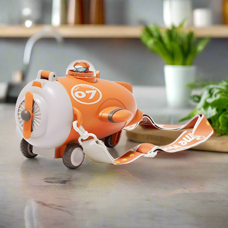 Airplane Water Bottle Plastic by JB Saeed Studio | Buy Water Bottle ...