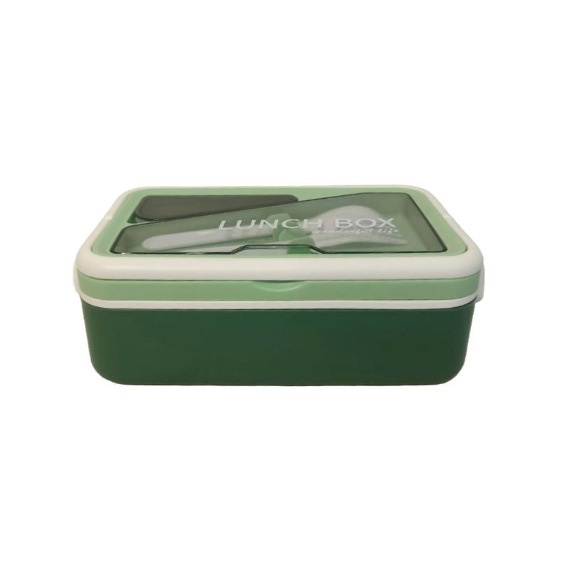 2 Compartment Insulated Lunch Box Green by JB Saeed Studio | Buy Lunch ...
