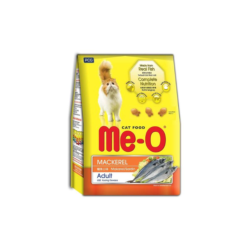 Meo Dry Adult Cat Food Mackerel Flavor 450gm by JB Saeed Studio | Me-O ...