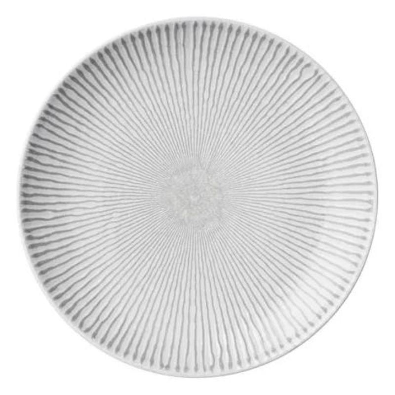 Round Serving Plate White 10.75" by JB Saeed Studio | Buy Serving ...