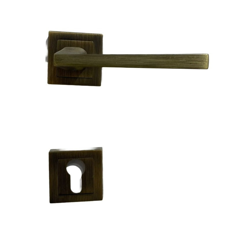 Handle Unica On Square Rose Yale Satin Bronze by JB Saeed Studio | Buy ...