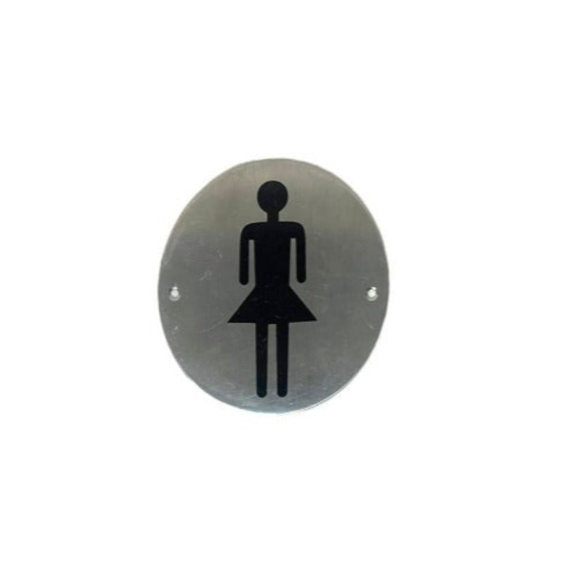 Bathroom Sign Ladies Round by JB Saeed Studio | Complete Home Solution ...