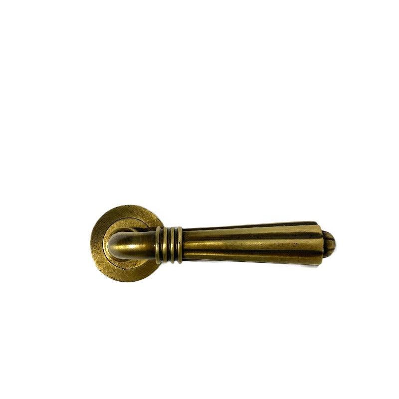 Inca Door Handle With Yale Rosette Bronze by JB Saeed Studio | Buy Best ...