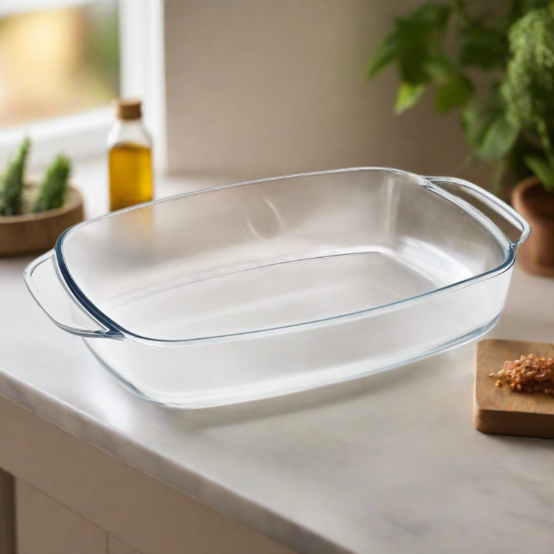 Rectangular Glass Oven Dish 2.3L by JB Saeed Studio | Buy Oven Safe ...