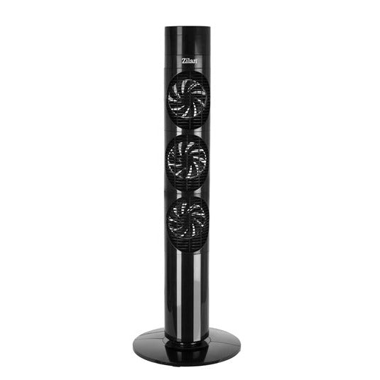 Discover Cool Elegance with Our Stylish Black Tower Fan – JBSaeed Studio