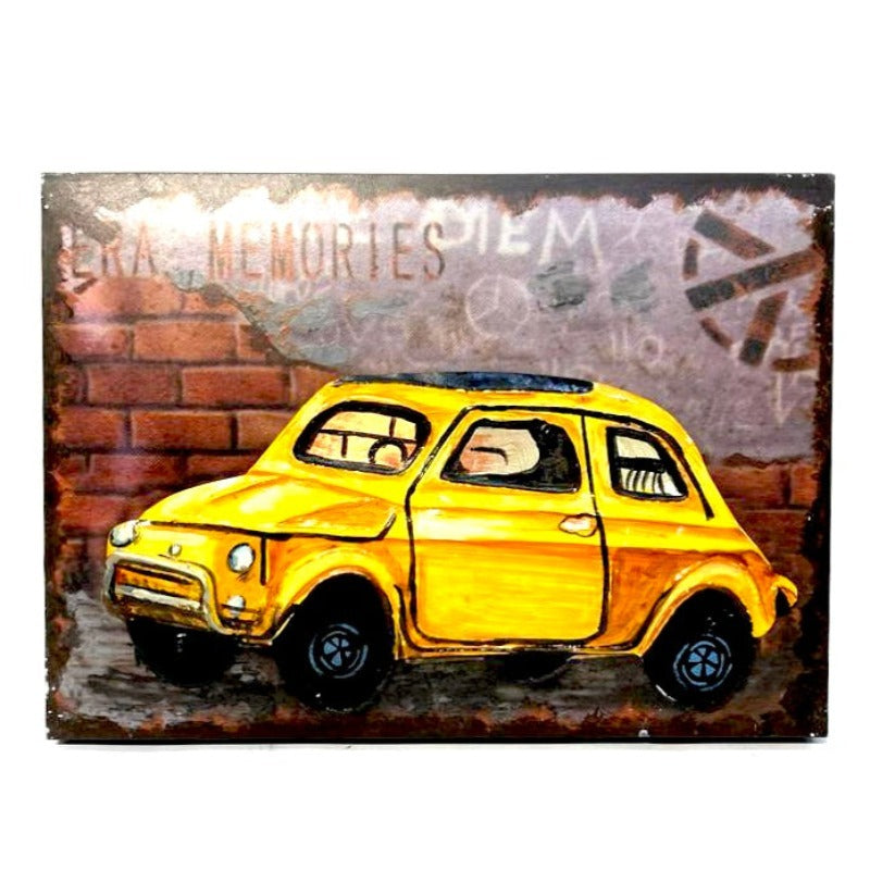 Yellow Taxi Wall Frame by JB Saeed Studio | Complete Home Solution ...