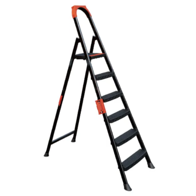 Metal Step Ladder 6 Steps Black by JB Saeed Studio | Ladders & Step ...