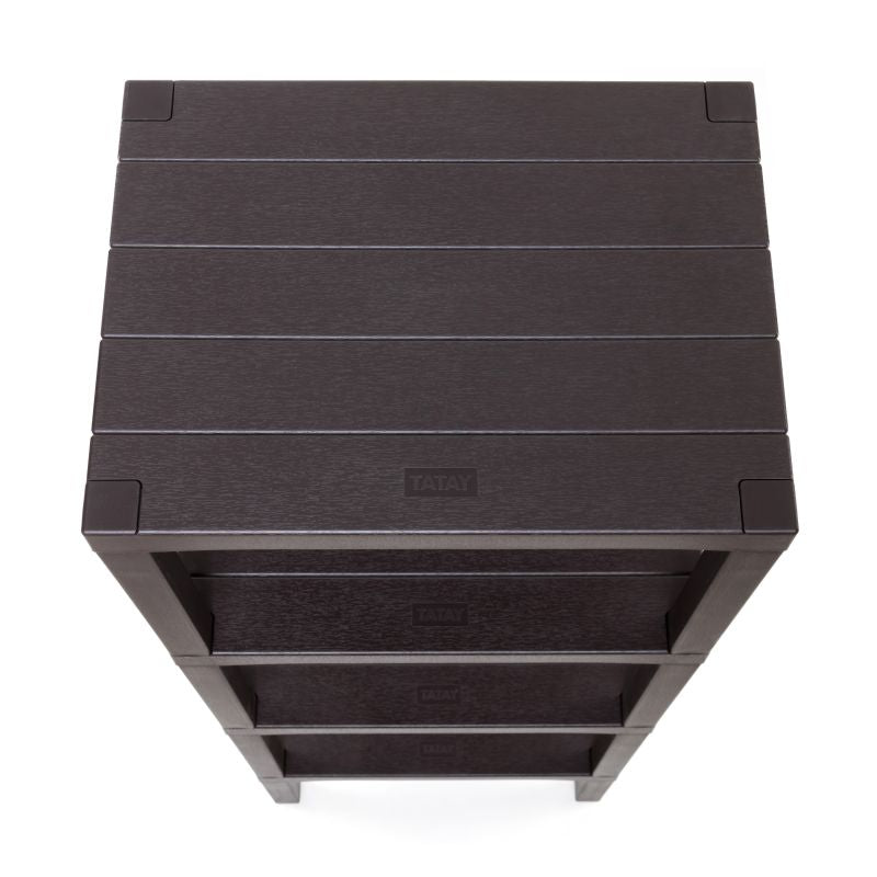 Rectangular Rack Lombok 4 Levels Brown by JB Saeed Studio | Complete ...