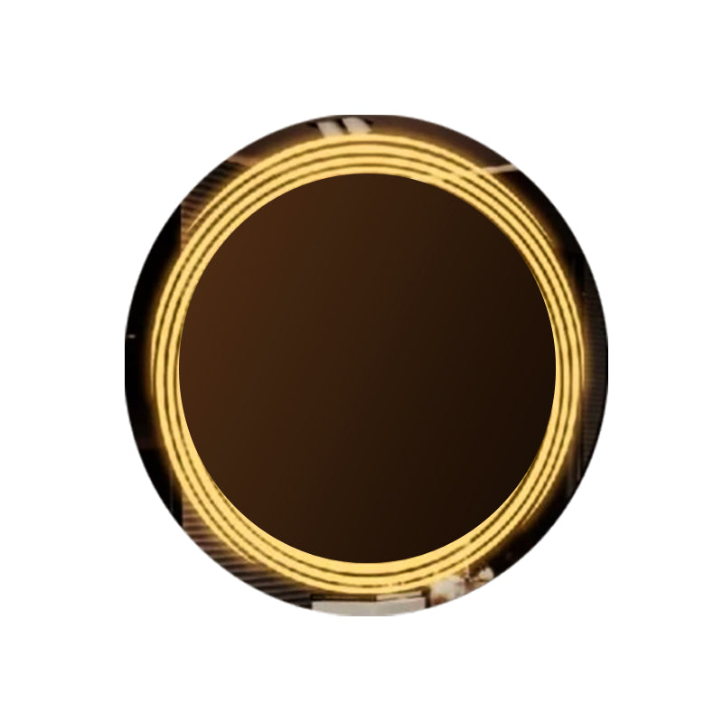 Smart Touch Warm LED Mirror Round 60 x 60 With Bluetooth by JB Saeed ...