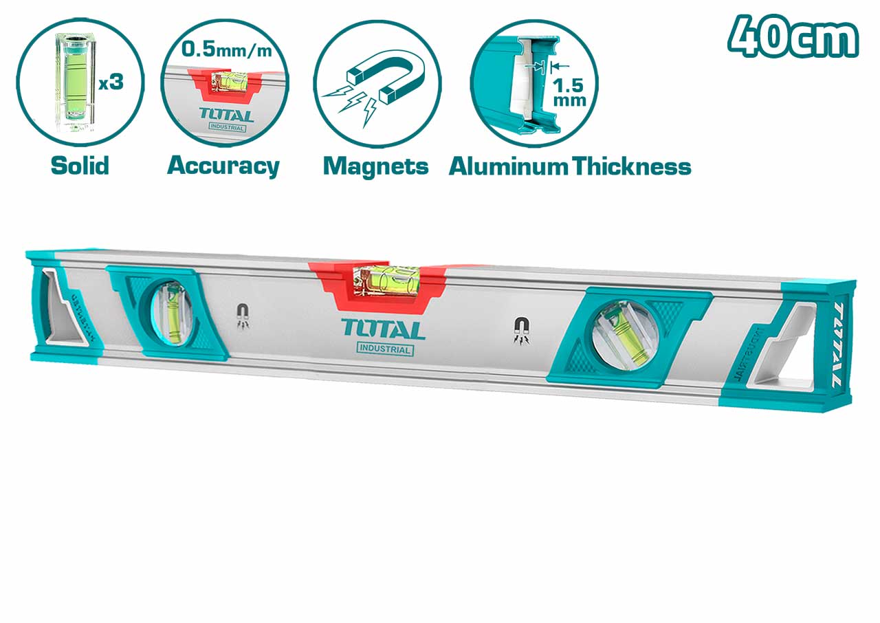 Spirit level with powerful magnets – JBSaeed Studio