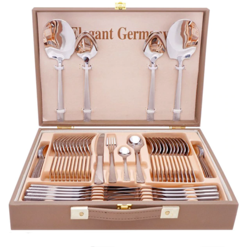 Elegant 52 Pieces Cutlery Set Stainless Steel by JB Saeed Studio | Buy ...