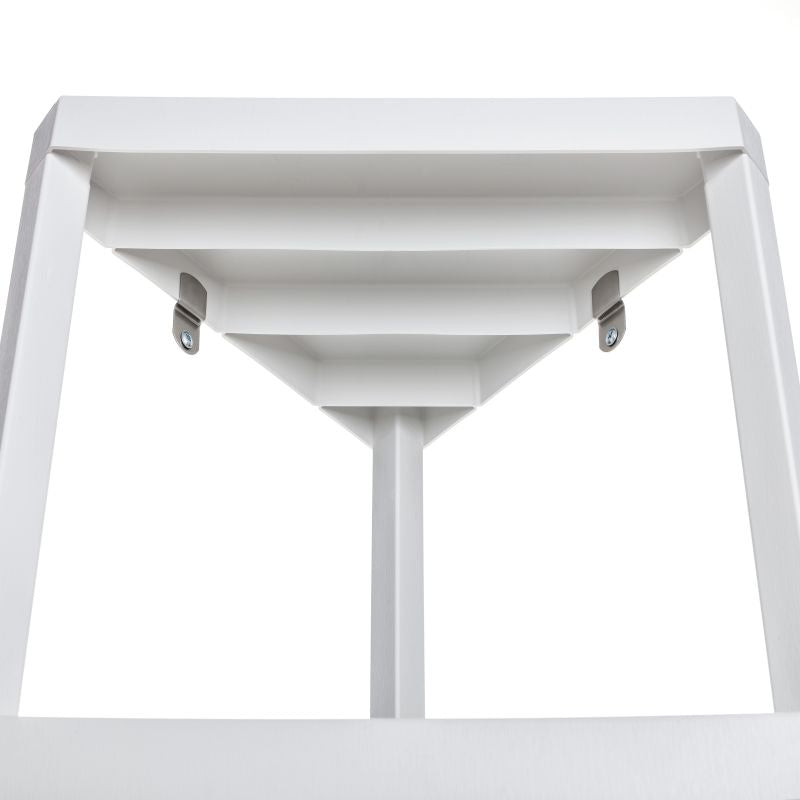 Corner Rack Lombok 4 Levels White by JB Saeed Studio | Complete Home ...