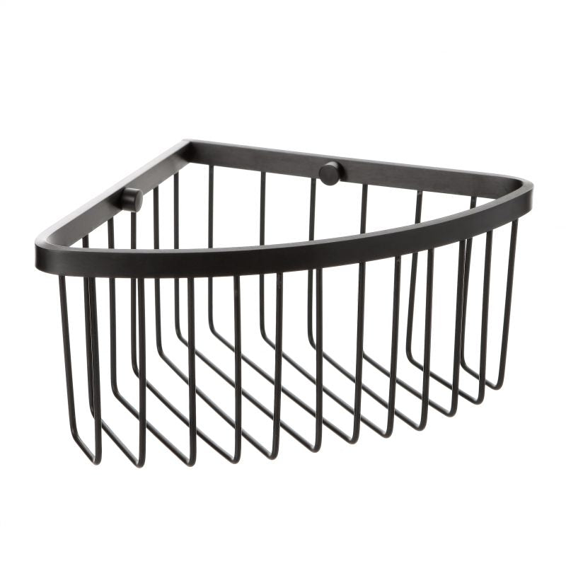 Corner Storage Basket Aluminium Black by JB Saeed Studio | Complete ...